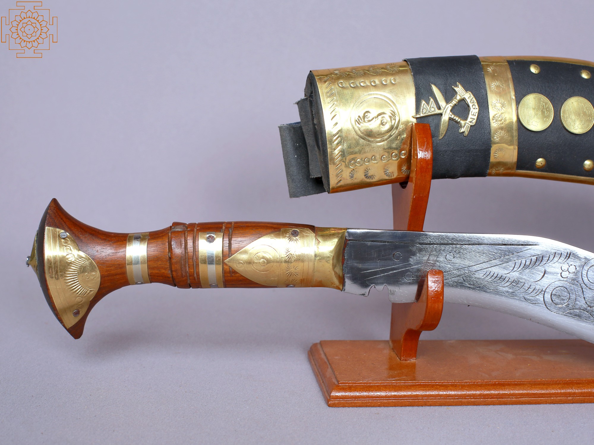 18" Sirupate Coin (L) Khukuri From Nepal | Exotic India Art