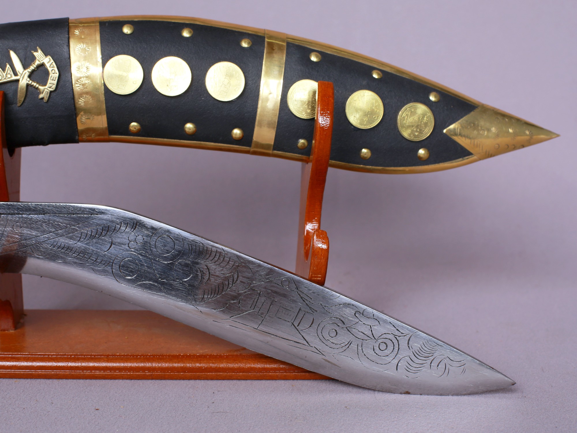 18" Sirupate Coin (L) Khukuri From Nepal | Exotic India Art