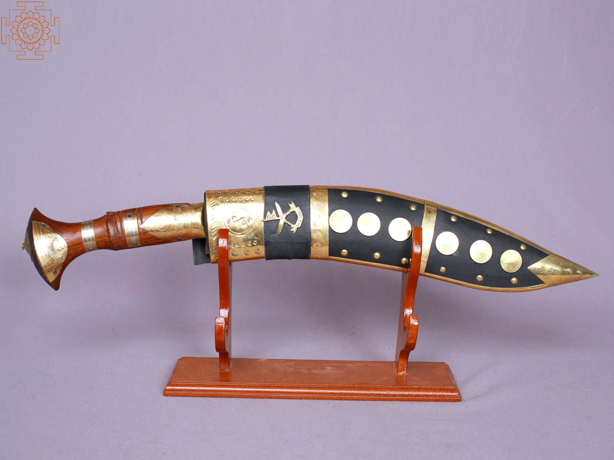 18" Sirupate Coin (L) Khukuri From Nepal | Exotic India Art