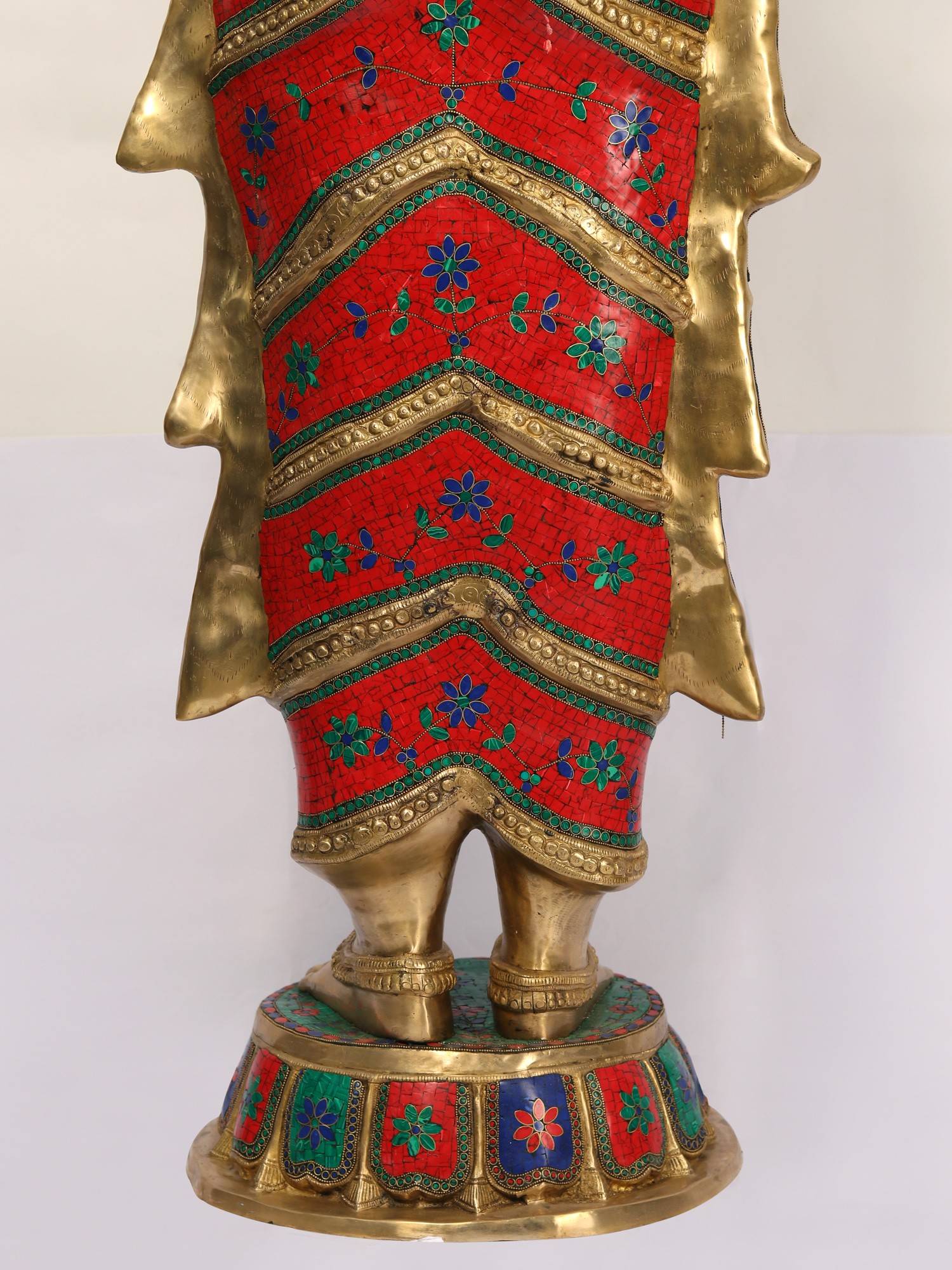 72" Large Brass Namaste Lady (Anjali Mudra) | Brass Statue | Exotic ...