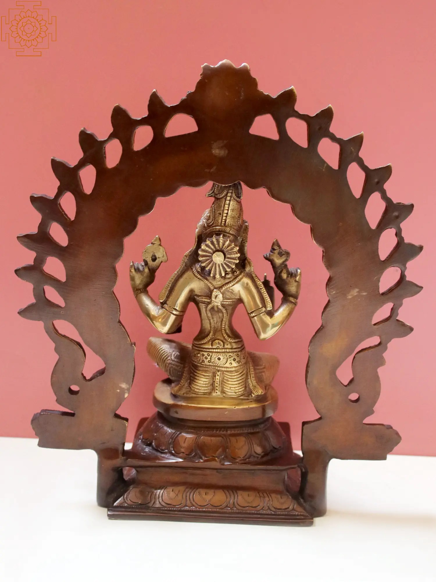 10" Brass Goddess Bhuvaneshvari Sculpture | Maa Lakshmi Statue | Exotic ...