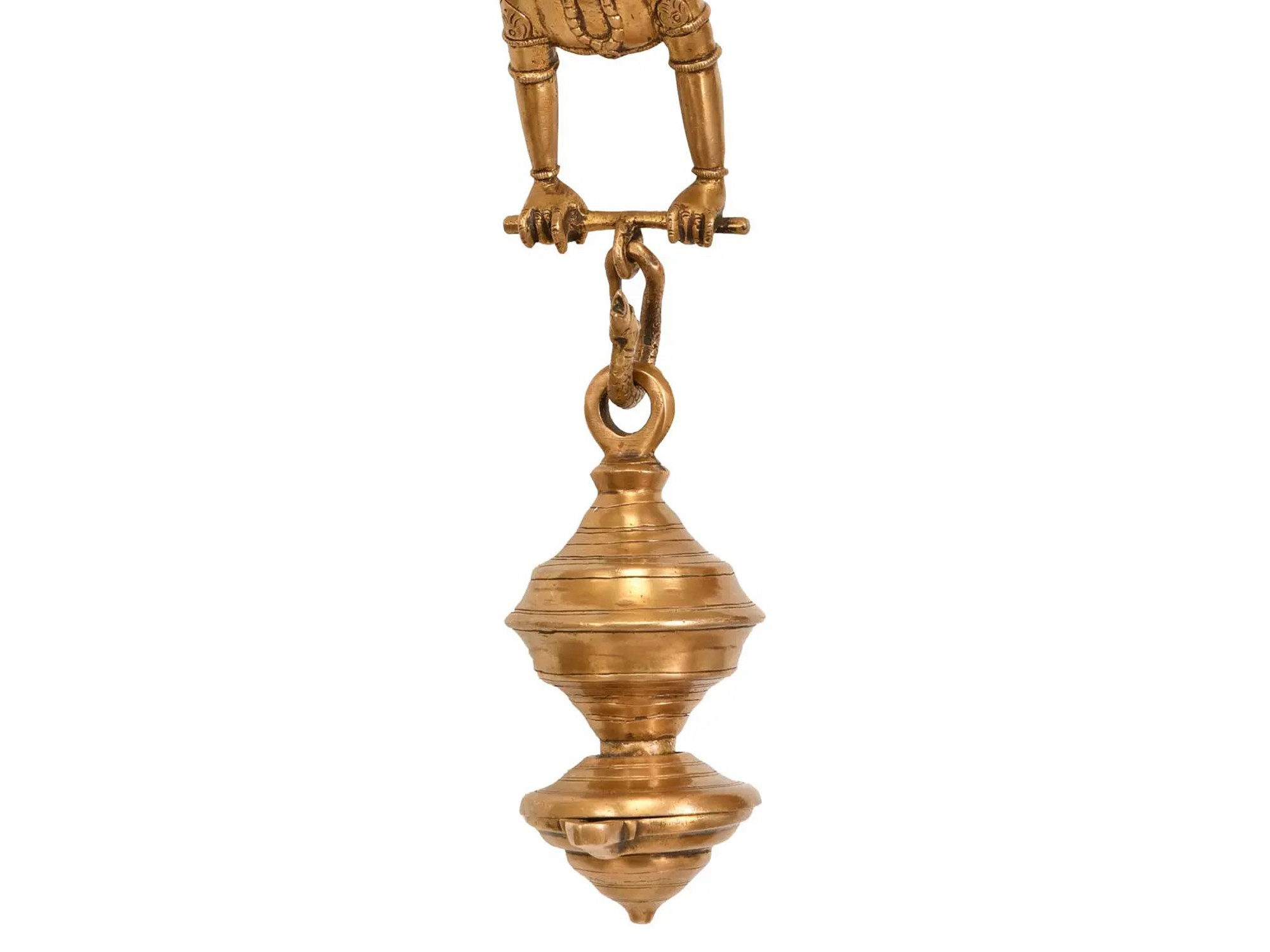 15" Female Acrobat Oil Lamp in Brass | Handmade | Made in India ...