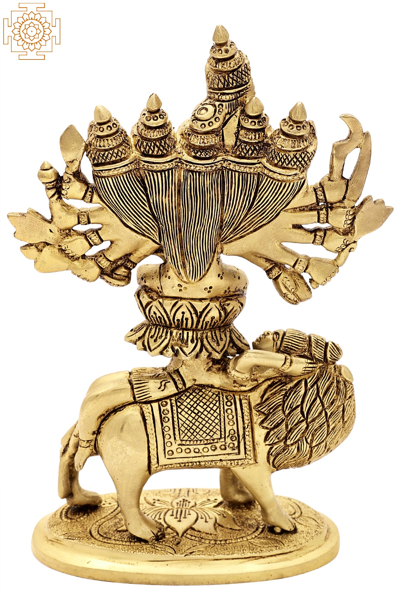 8" Kamakhya Devi | Brass Statue | Rare Goddesses of India | Exotic ...