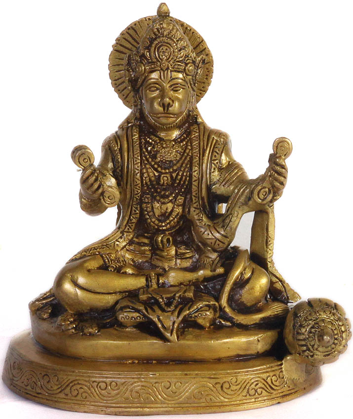 Lord Hanuman Singing Bhajans | Exotic India Art