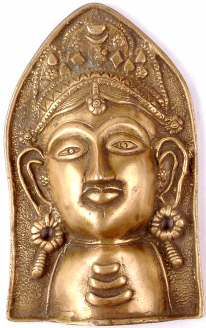 Devi Mask from Himachal Pradesh | Exotic India Art