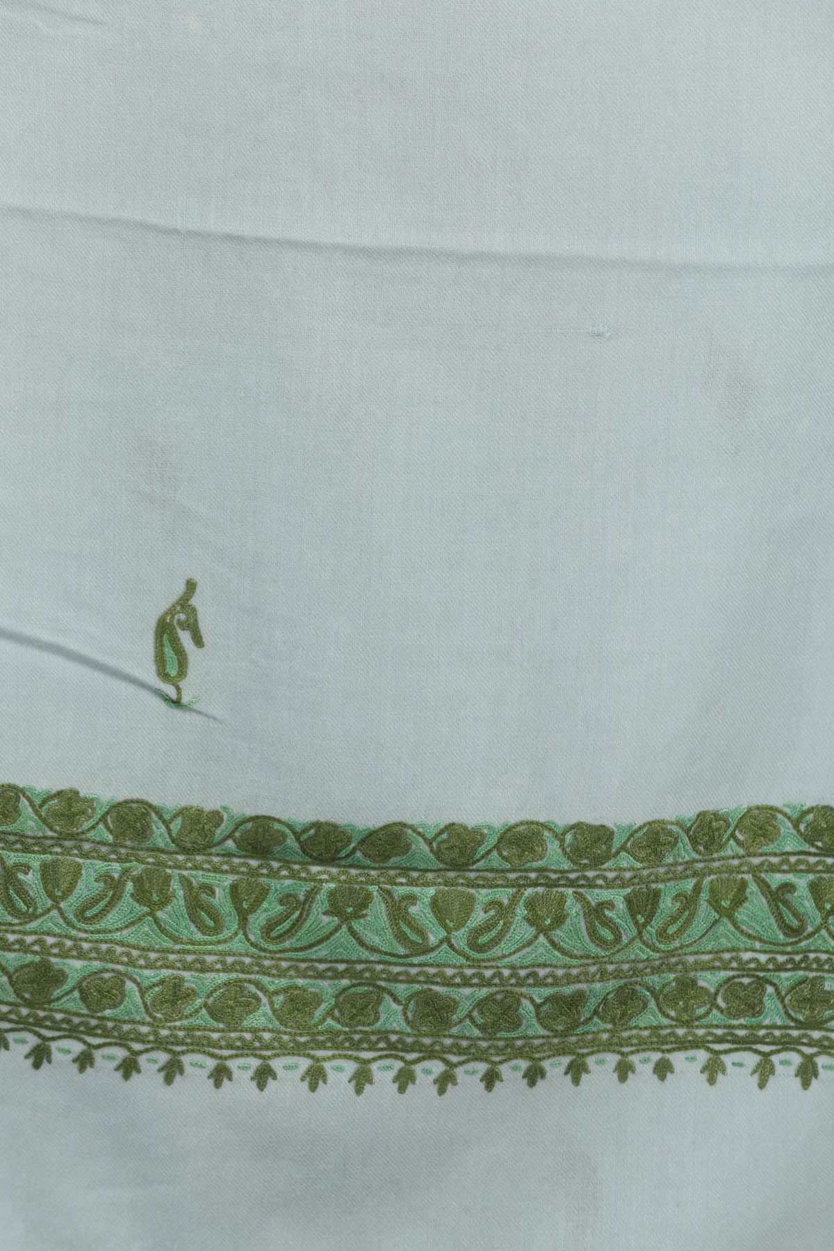 Ari Hand-Embroidered Stole from Kashmir | Exotic India Art