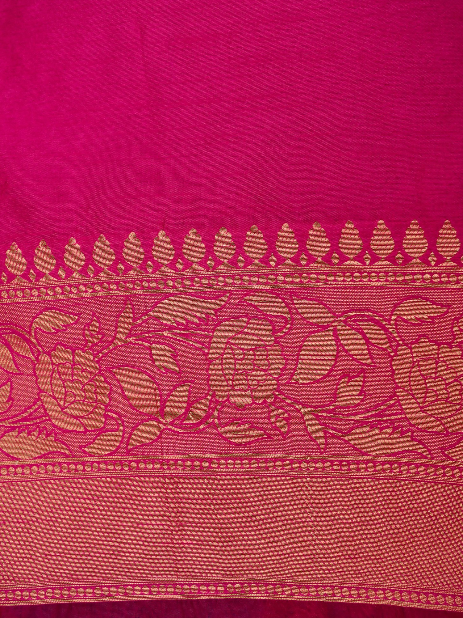 Diva-Blue Banarasi Kora Silk Saree with All Over Butta | Exotic India Art