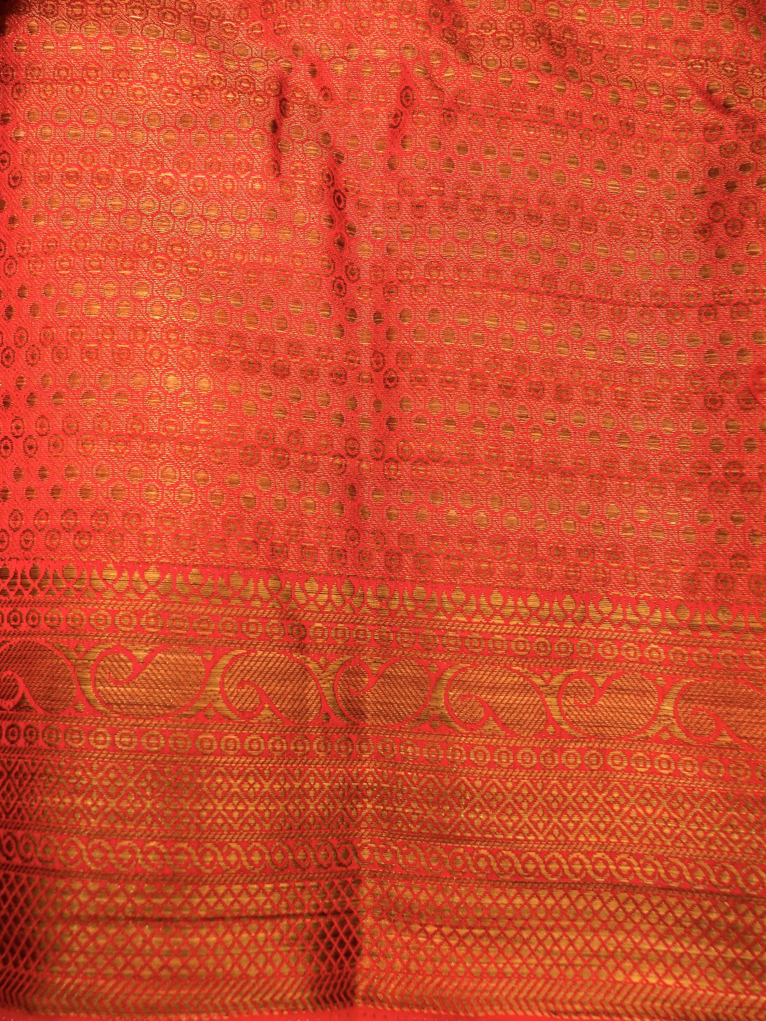 Banarasi Art Silk Saree with Bundi & Floral Tree Pattern on Body and ...