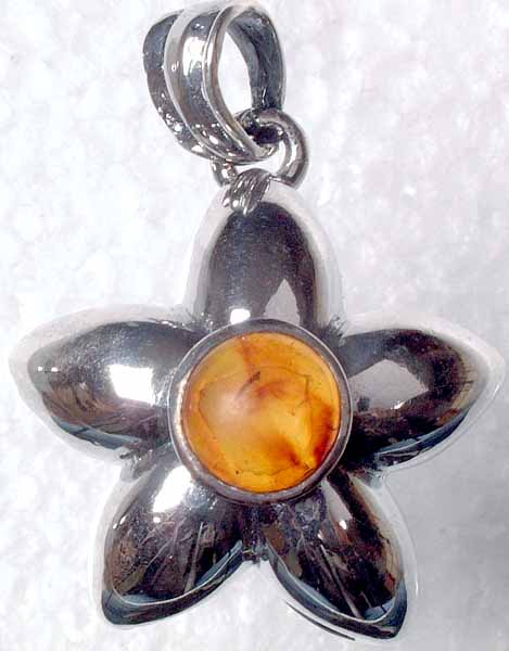 Amber Flower | Exotic India Art