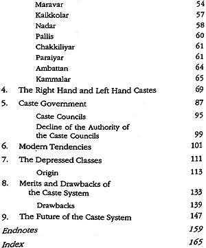 The Caste System in Tamil Nadu (An Old Book) | Exotic India Art