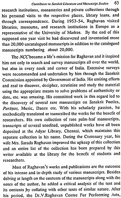 V. Raghavan (Makers of Indian Literature) | Exotic India Art