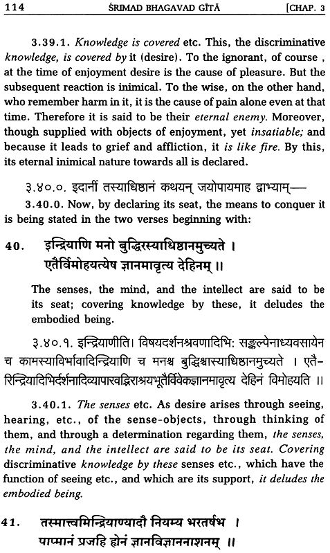 Srimad Bhagavad Gita with Commentary by Sridhara Swami | Exotic India Art