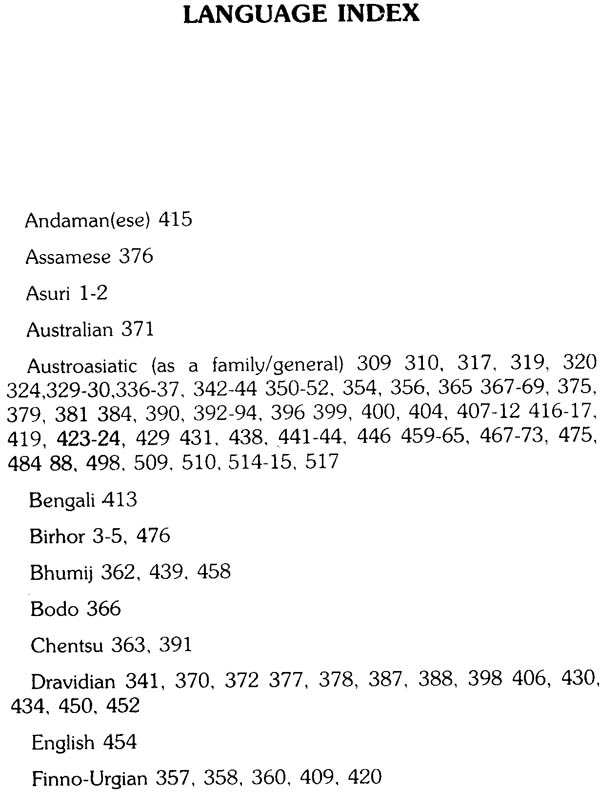 Austroasiatic Languages a Linguistic Bibliography (An Old and Rare Book ...