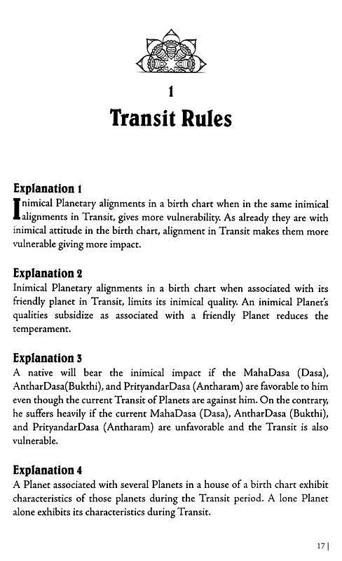 Planetary Transit and Dasa Period | Exotic India Art