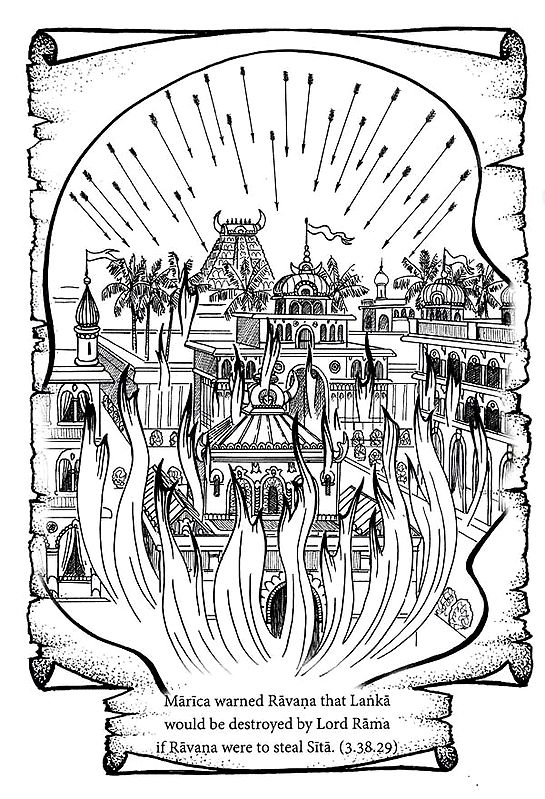 Sri Valmiki Ramayana- Aranya Kanda (Set of 3 Books) | Exotic India Art