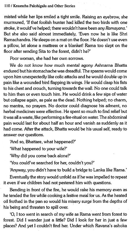 Krauncha Pakshigalu and Other Stories | Exotic India Art