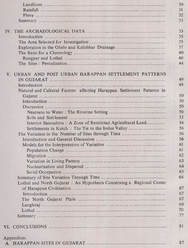 Indus Civilization in Saurashtra (An Old and Rare Book) | Exotic India Art