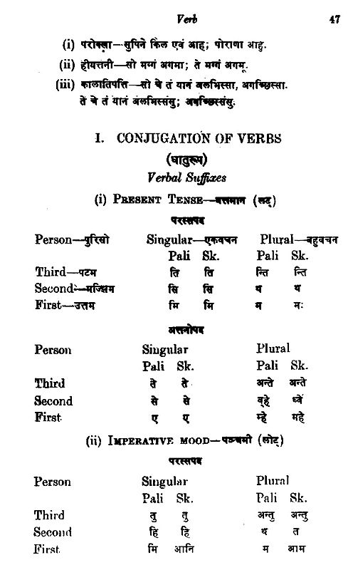 Introduction to Pali- Text (Pali, Sanskrit) Translation (Hindi) Grammar ...
