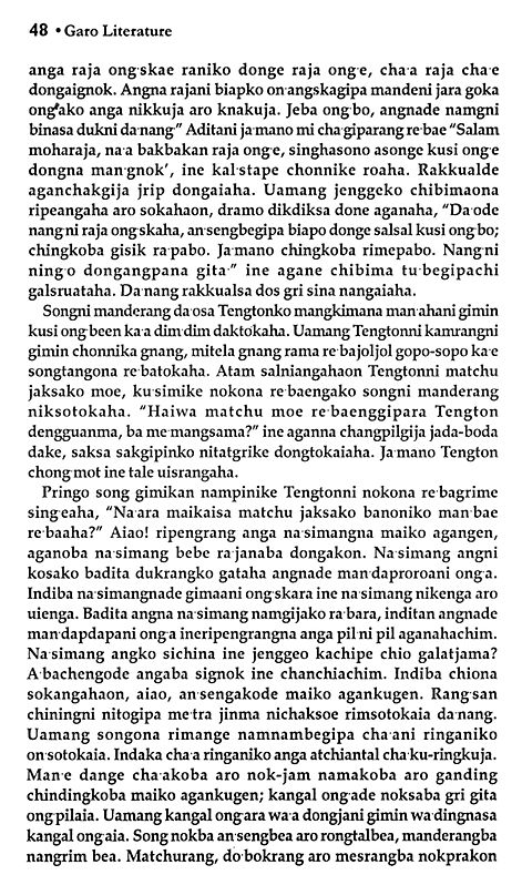 Garo Literature- Indian Literature in Tribal Languages | Exotic India Art