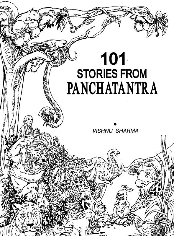 101 Stories from Panchatantra (With Illustrations) | Exotic India Art
