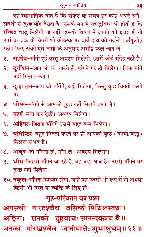 सम्पूर्ण हनुमान ज्योतिष: Complete Hanuman Astrology | Exotic India Art