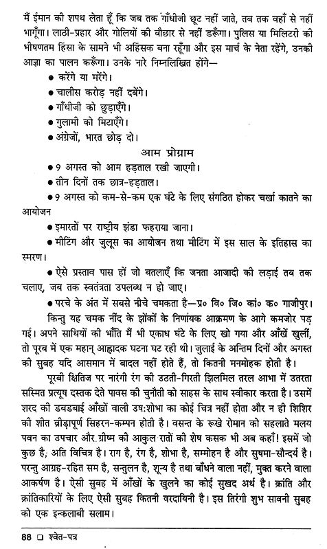 श्वेत पत्र - Shwet Patra | Exotic India Art