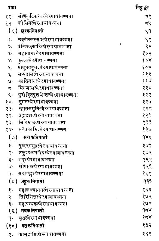 थेरगाथा अट्ठकथा - Theragatha Atthakatha in Pali (An Old and Rare Book ...