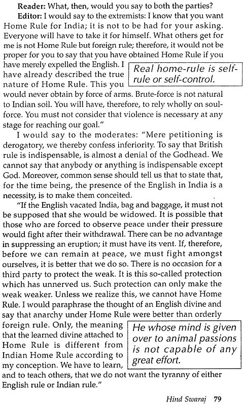 Hind Swaraj (Mahatma Gandhi) | Exotic India Art