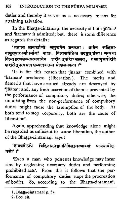 Introduction to the Purva Mimamsa (An Old Book) | Exotic India Art