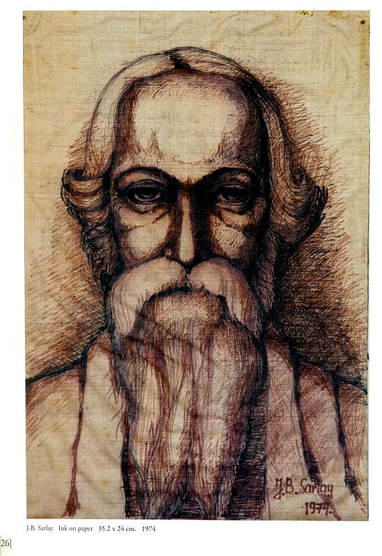 Rabindranath - Portraits and Self Portraits | Exotic India Art