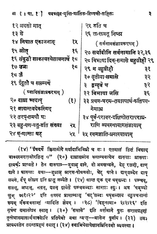 अष्टाध्यायी - सूत्रपाठ: - Ashtadhyayi - Sutra Patha of Panini | Exotic ...