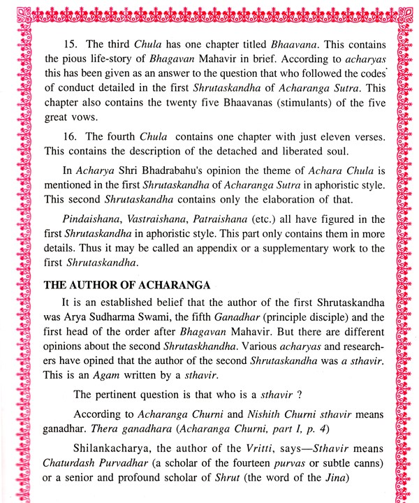 आचारांग सूत्र- Illustrated Acharanga Sutra (Set of 2 Volumes) | Exotic ...