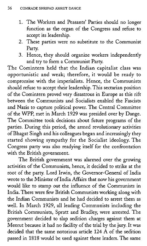 Comrade Shripad Amrut Dange | Exotic India Art