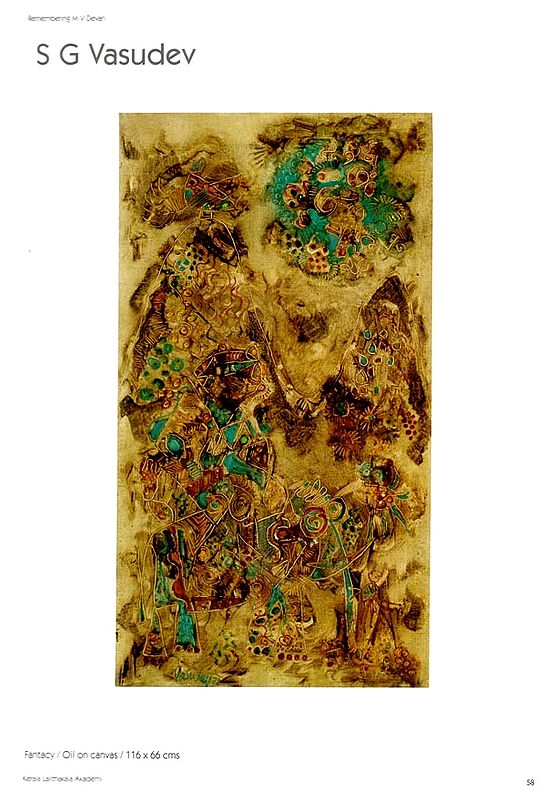 Remembering MV Devan Drawing, Painting, Graphic Prints and Sculptures ...