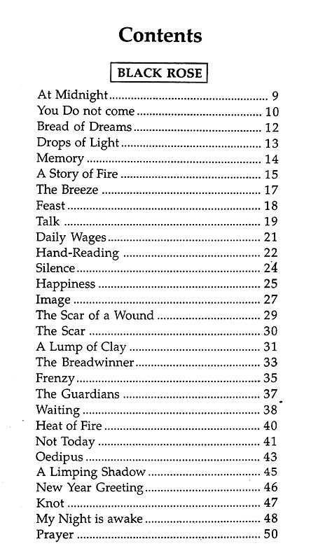 Black Rose & Existence (Poetry) | Exotic India Art