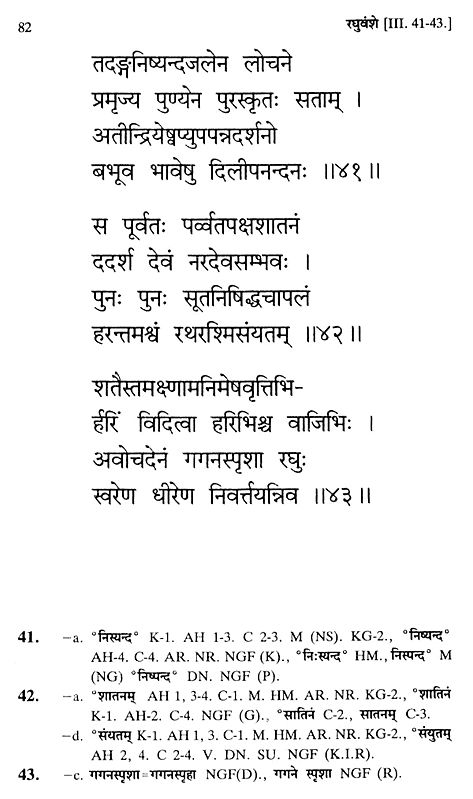 The Raghuvamsa of Kalidasa | Exotic India Art