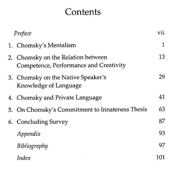 Chomsky’s Internalist View of Language: A Critical Survey | Exotic ...