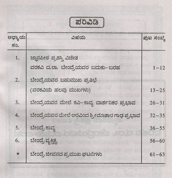 ವರಕವಿ ದ.ರಾ. ಬೇಂದ್ರೆಯವರ ಬದುಕು-ಬರಹ- Varakavi Da.Ra. Bendre's Brief ...