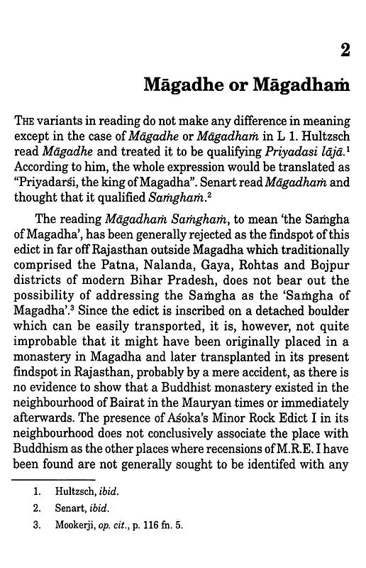 The Hathigumpha Inscription of Kharavela and the Bhabru Edict of Asoka ...