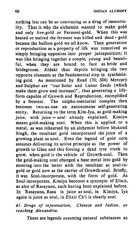 Indian Alchemy or Rasayana In the Light of Asceticism and Geriatrics ...