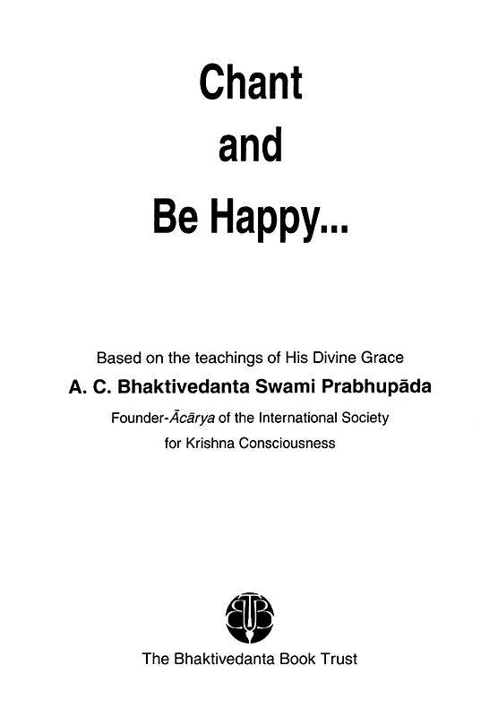 Chant and Be Happy | Exotic India Art