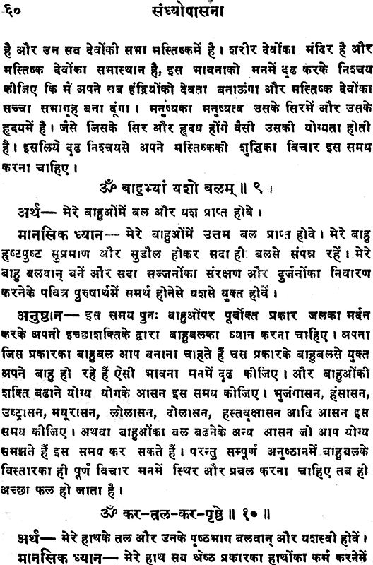 संध्योपासना: How to Perform Sandhya Upasana (An Old and Rare Book ...