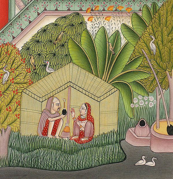 Baramasa: The Month of Pausha | Exotic India Art