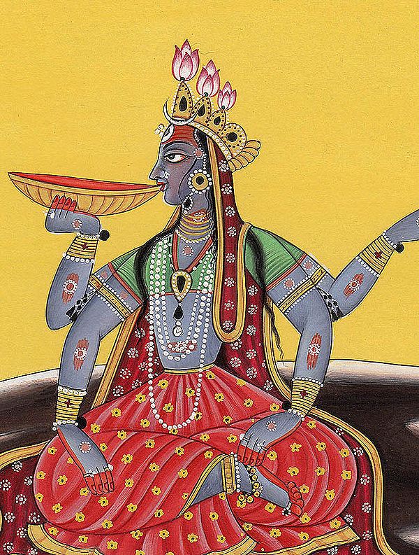 Tantric Goddess Kalaratri | Exotic India Art