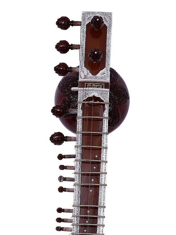 49" Sitar | Musical Instrument | Exotic India Art