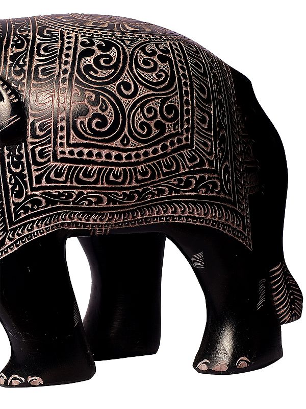 6" Small Elephant Statue | Exotic India Art