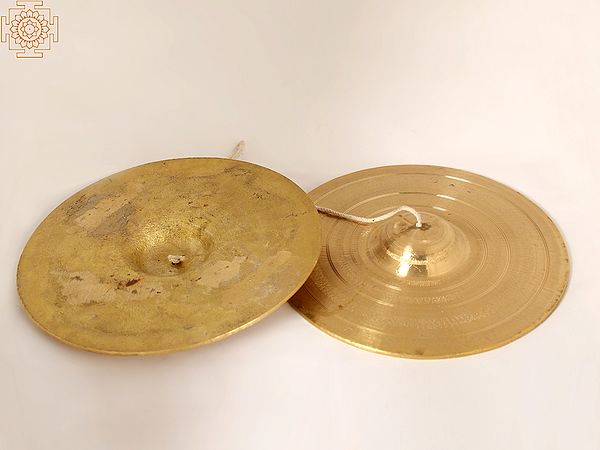 Brass Cymbals (Manjeera) | Indian Musical Instrument | Exotic India Art