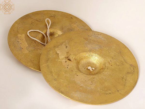 Brass Cymbals (Manjeera) | Indian Musical Instrument | Exotic India Art
