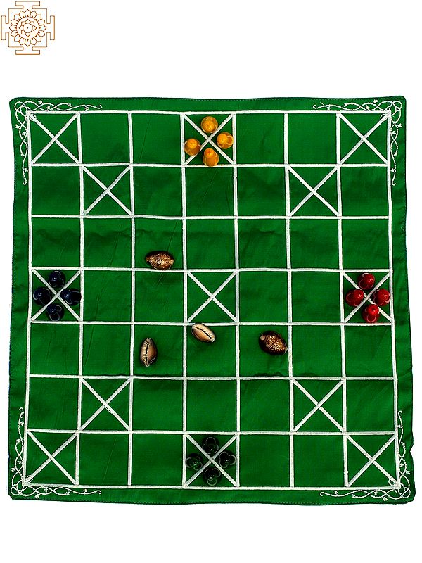 5+7 House Chowka Bara | Traditional Games | Exotic India Art