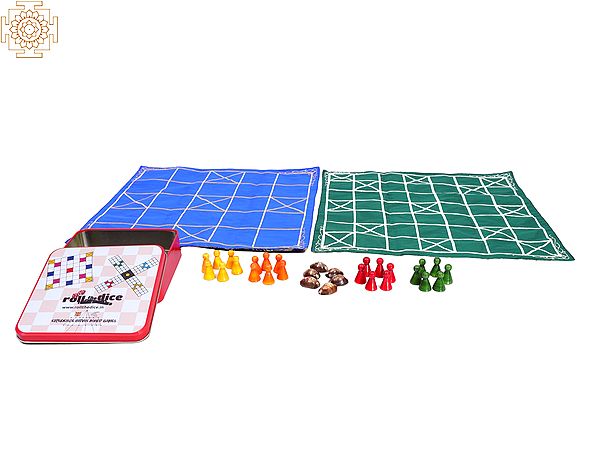 5+7 House Chowka Bara | Traditional Games | Exotic India Art